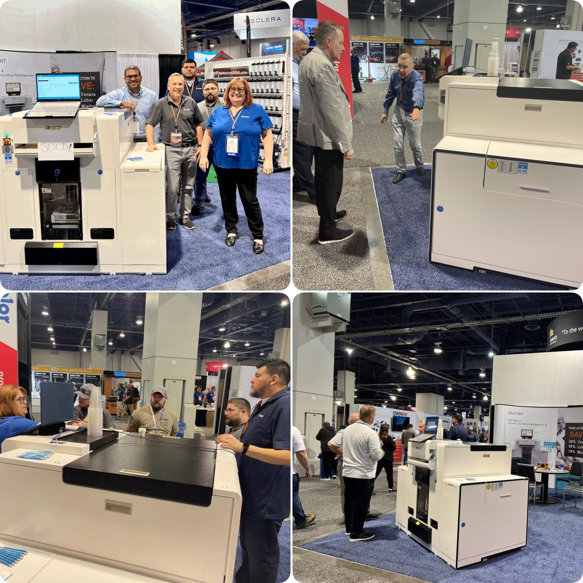 SANTINT,Car-refinish Paint Star Dispensers Unveiled on the SEMA Show!