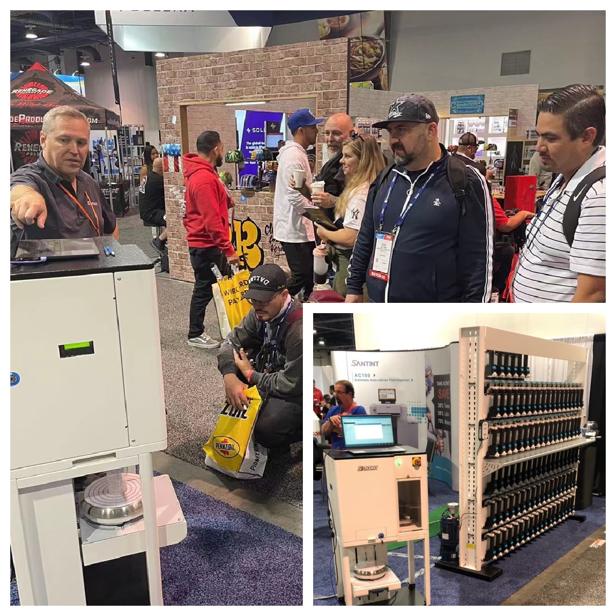 SANTINT,Car-refinish Paint Star Dispensers Unveiled on the SEMA Show!